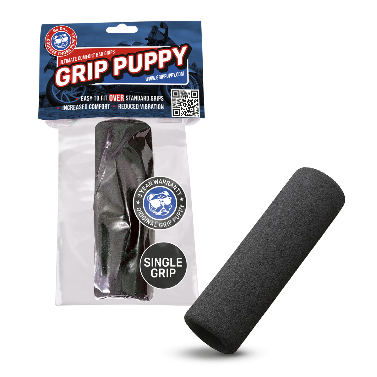 Grip Puppy Comfort Grips | Grip Puppy - Motorcycle Accessories